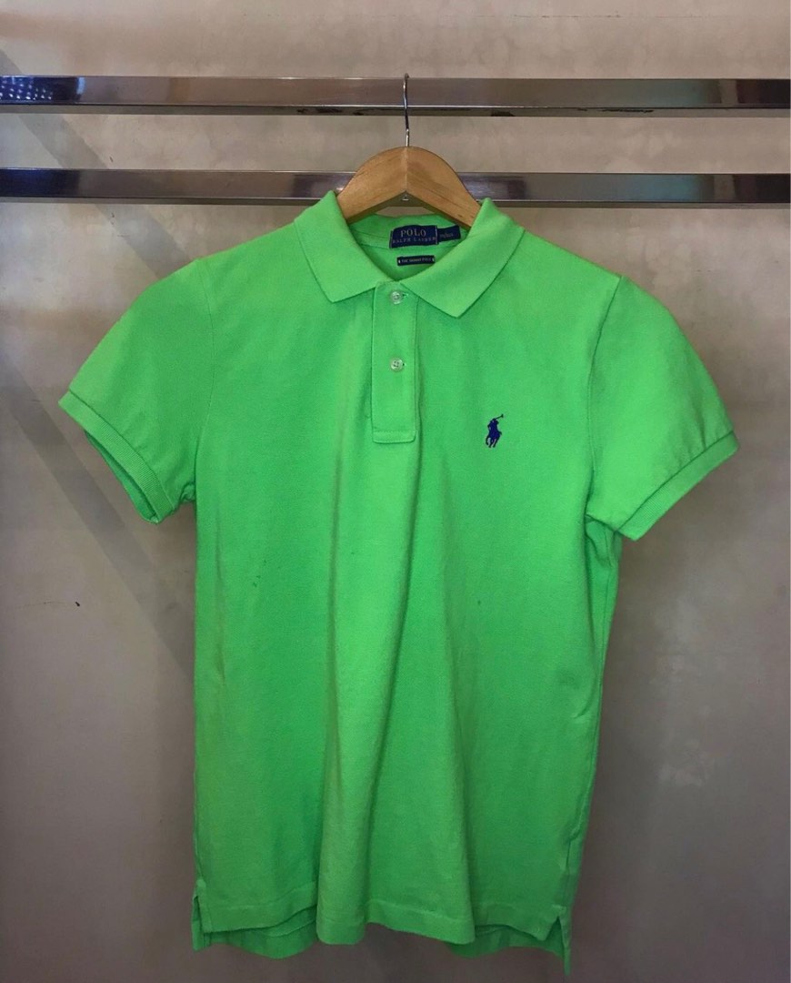 Ralph Lauren Lime Green Polo Shirt, Men's Fashion, Tops & Sets, Tshirts & Polo Shirts on Carousell