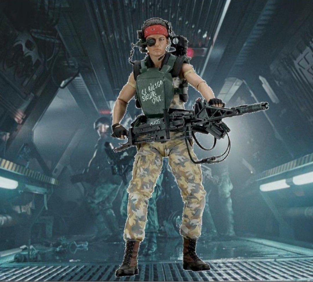 Rare Neca Aliens Pvt. VASQUEZ 7" scale action figure, Hobbies & Toys ...