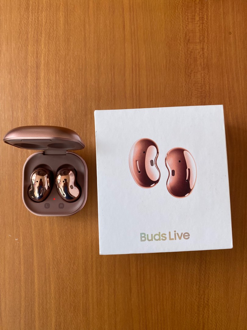 Samsung Galaxy Buds Live - wireless earbuds - mystic bronze, Audio ...