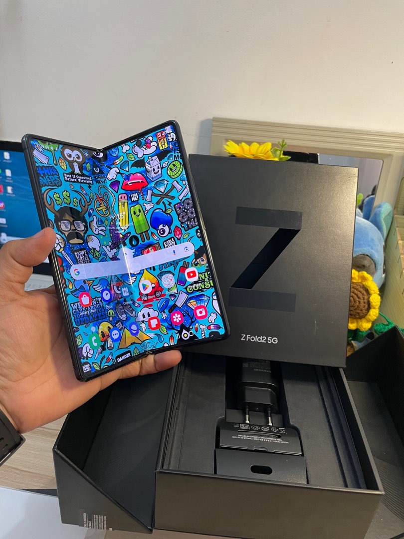Samsung Z Fold 2 with original box and accessories, Mobile Phones ...