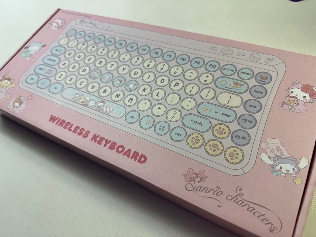 Sanrio Wireless Keyboard, Computers & Tech, Parts & Accessories ...