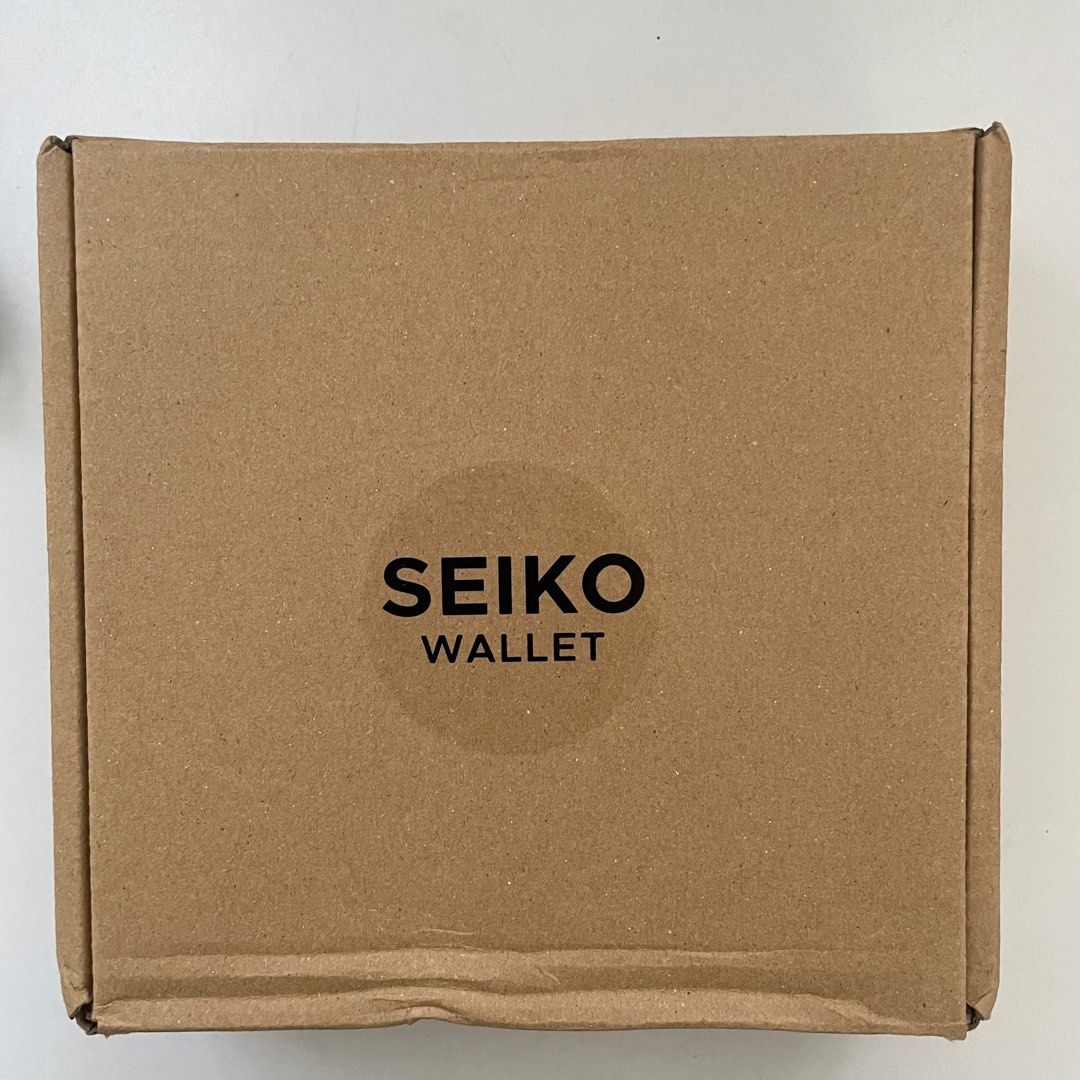 SEIKO Black Card Holder, Men's Fashion, Watches & Accessories, Wallets ...