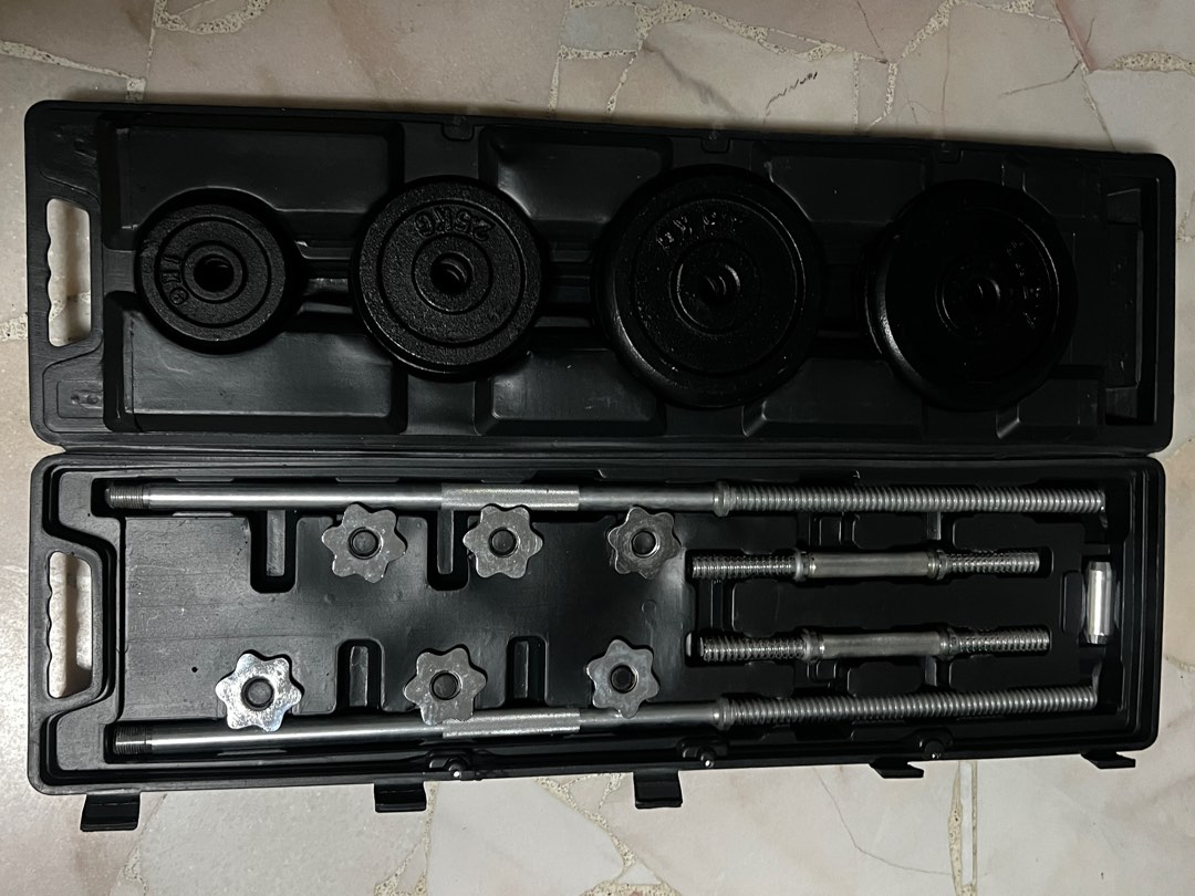 Selling 50KG Weights and Dumbbell/Short Barbell, Sports Equipment ...