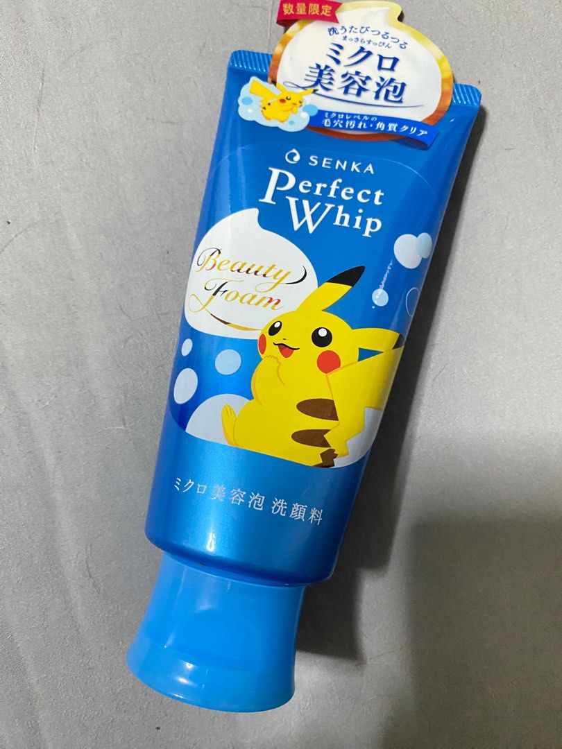 SENKA PERFECT WHIP BEAUTY FOAM PIKACHU EDITION, Beauty & Personal Care ...