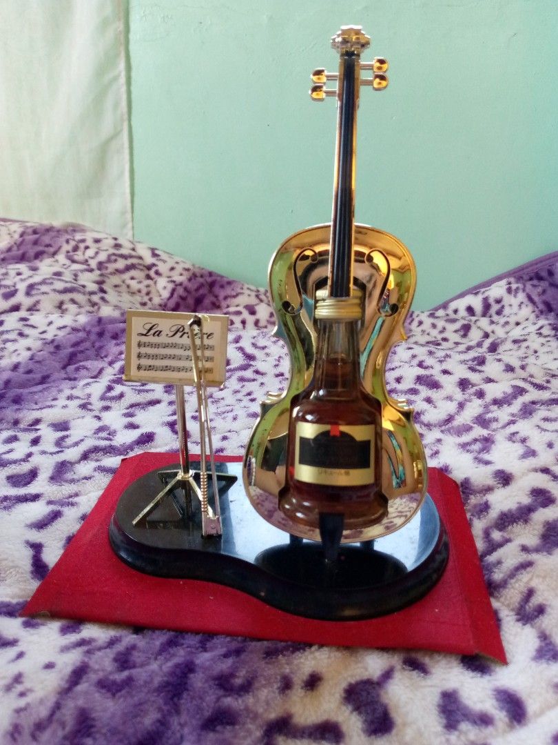 Showa Era Japanese Nostalgic Style Cello-Shaped Mini Commemorative Wine ...