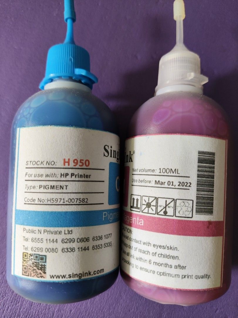 Singink HP printer H950 ink set, Computers & Tech, Printers, Scanners & Copiers on Carousell