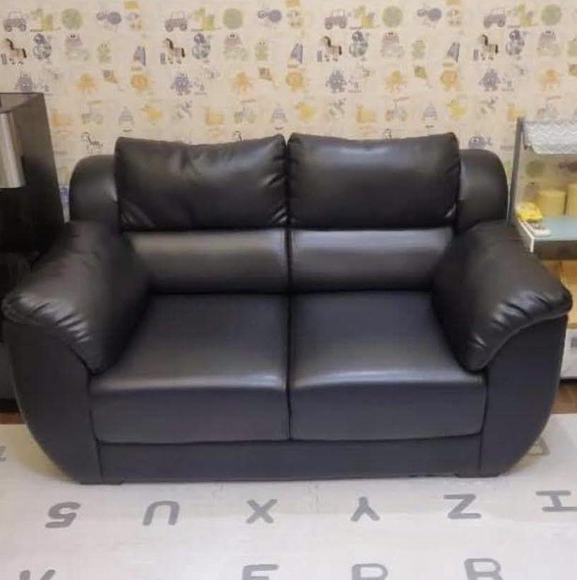 SM Home 2-seater Dexter Sofa - Black, Furniture & Home Living ...