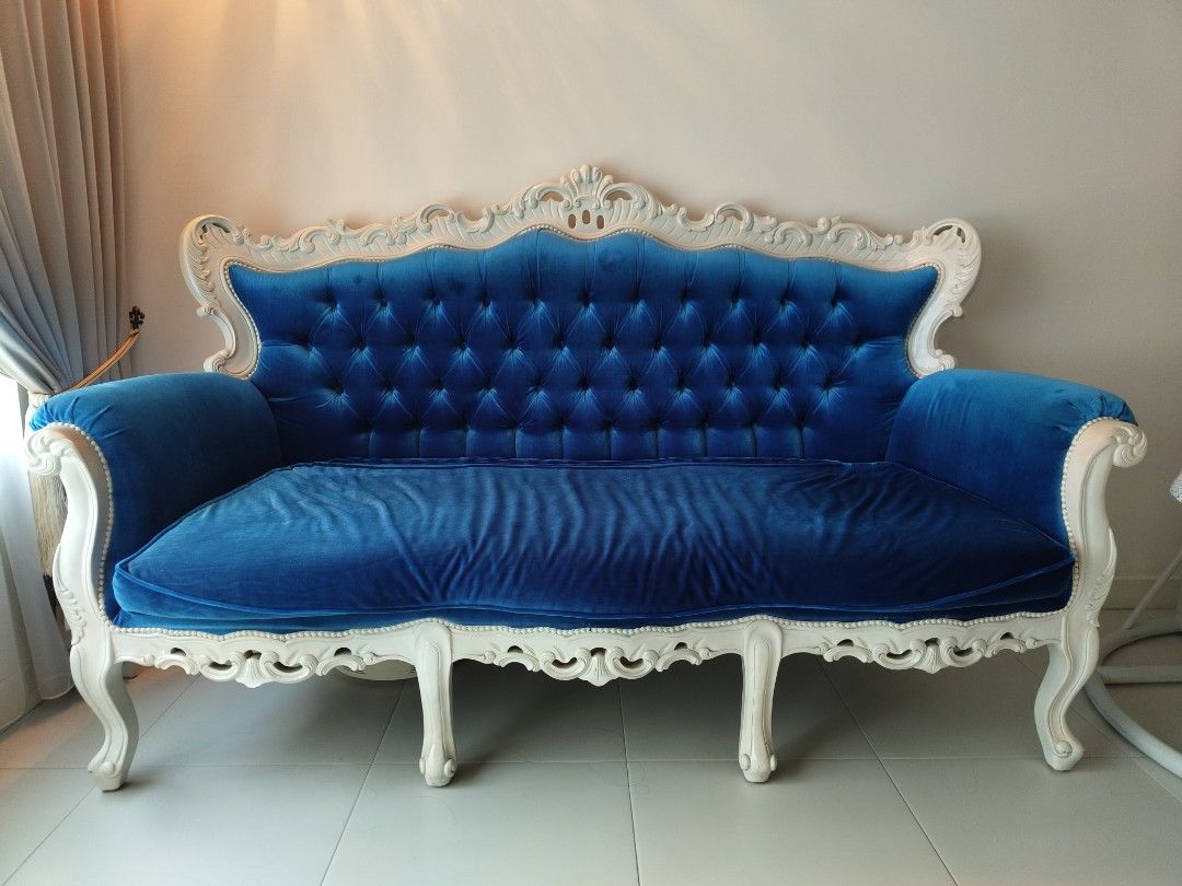 Sofa, Indonesia wood, Furniture & Home Living, Furniture, Sofas on ...