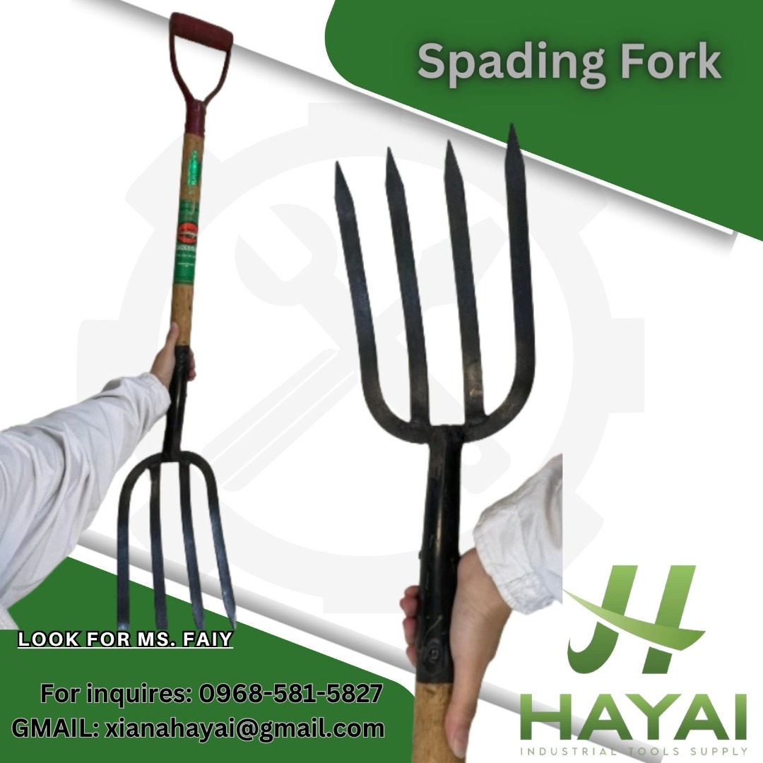 Spading Fork, Commercial & Industrial, Construction Tools & Equipment on Carousell