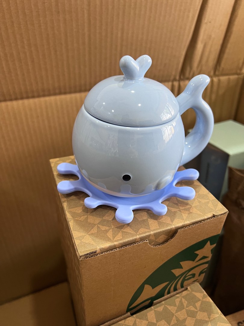 Starbucks Blue Whale cup, Furniture & Home Living, Kitchenware ...