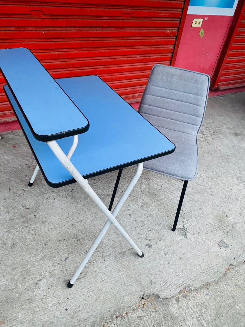 STUDAY TABLE SET WITH CHAIR (FOLDABLE TABLE) Size 29.5L x 20W x 28H ...