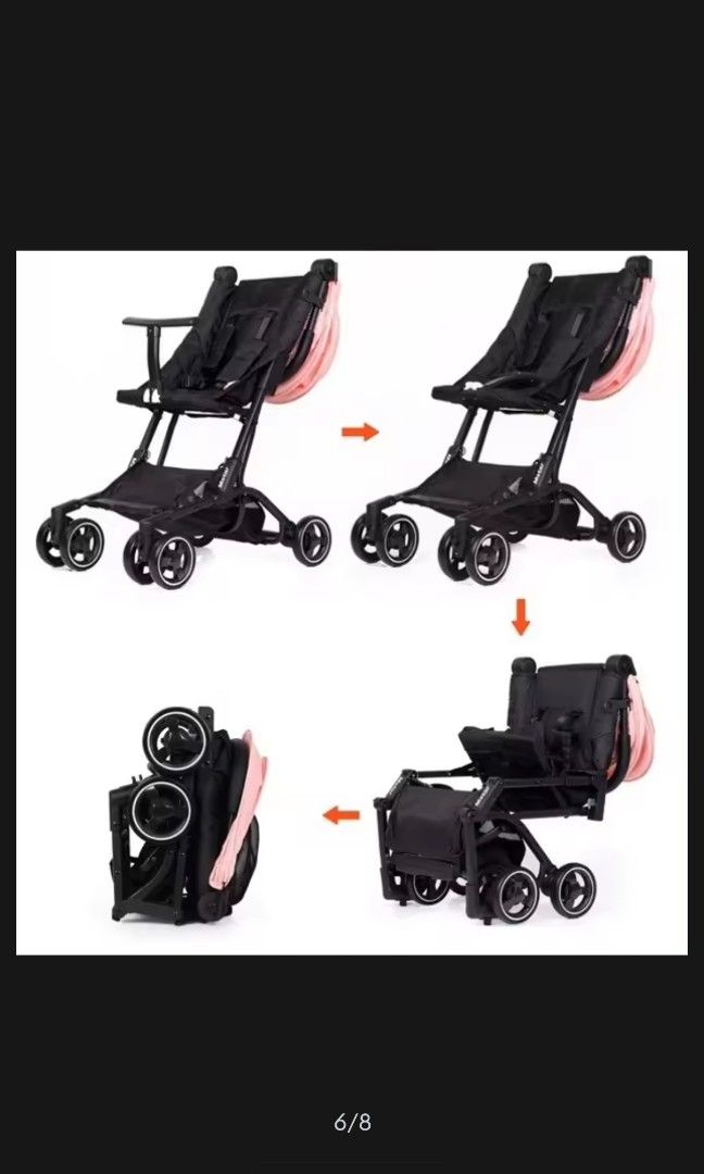 SUPER COMPACT Baby Pocket Stroller (blue), Babies & Kids, Going Out ...