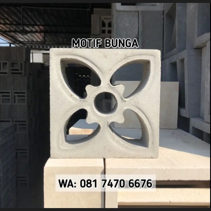 Supplier roster beton motif bunga termurah di ngimbang Lamongan Jawa ...