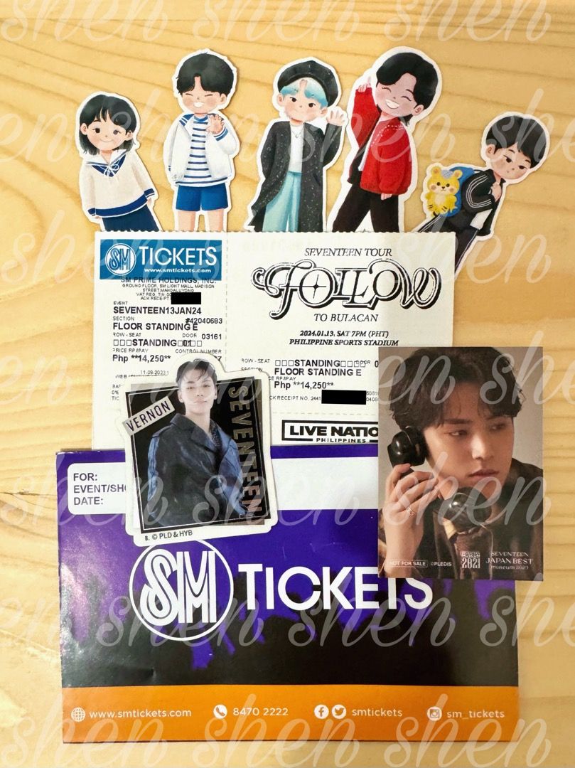 SVT / Seventeen Follow Tour in Bulacan Day 1, Floor Standing E, Tickets & Vouchers, Event ...