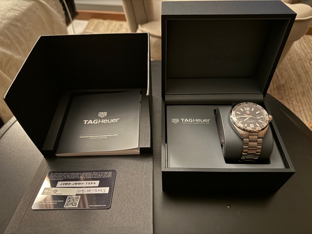 Tag Heuer F1 41mm Black, Luxury, Watches on Carousell
