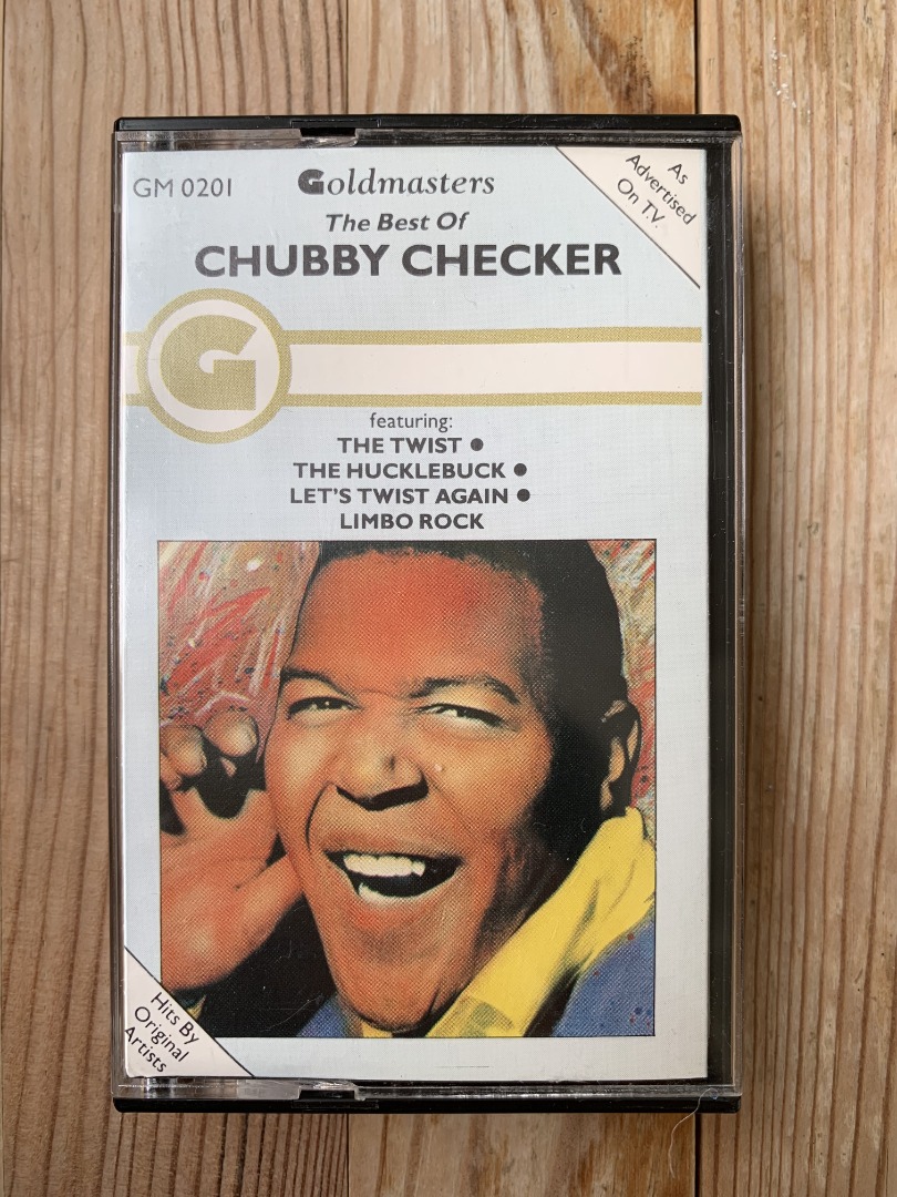 The Best Of CHUBBY CHECKER 1984 Cassette (Made in UK), 興趣及遊戲, 音樂、樂器 ...