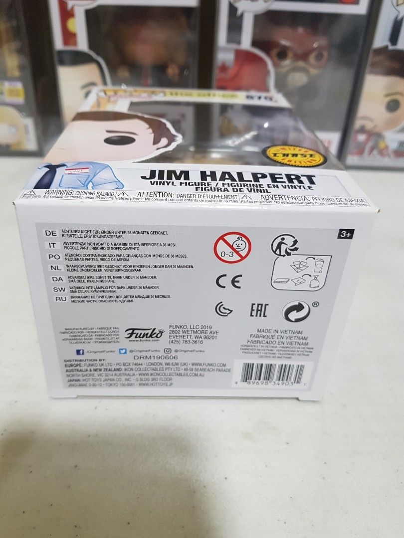 The Office Jim Halper CHASE funko pop, Hobbies & Toys, Toys & Games on ...