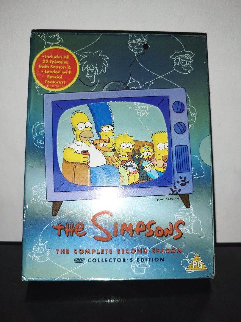 The Simpsons Complete Second Season (Collectors Edition), Hobbies ...