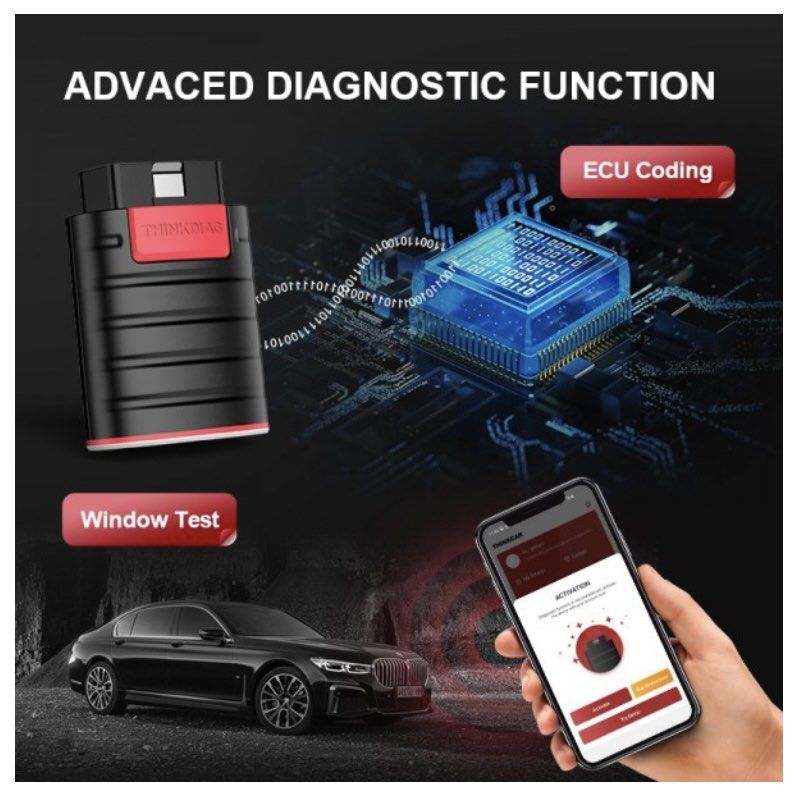 THINKDIAG bluetooth pro OBDII scan tool, Car Accessories, Accessories ...