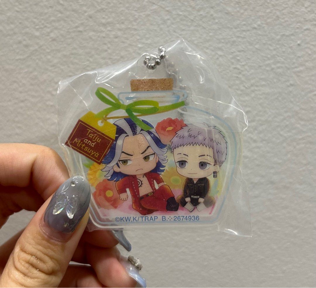 Tokyo Revengers Taiju Mitsuya Gacha Keychain, Hobbies & Toys ...