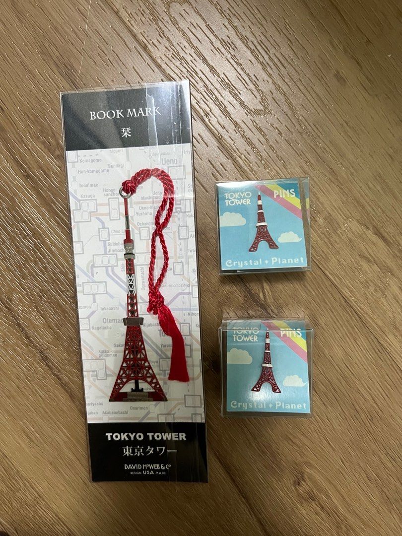 Tokyo Tower Bookmarks & Pins, Hobbies & Toys, Stationery & Craft, Other ...