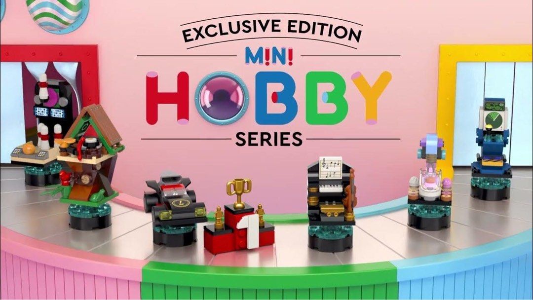 (Full Set For Six)Toys Rus Mini Hobby LEGO With Rainbow Stand, Hobbies ...
