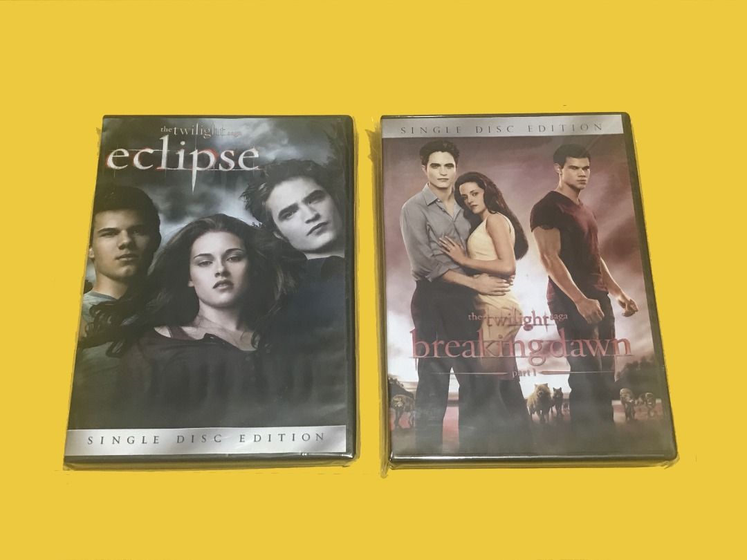 TWILIGHT Breaking Dawn P1 Single Disc Edition DVD, Hobbies & Toys ...