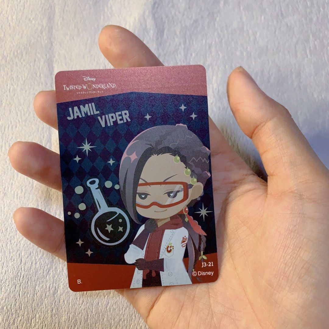 Twisted wonderland card Jamil Viper, Hobbies & Toys, Memorabilia ...