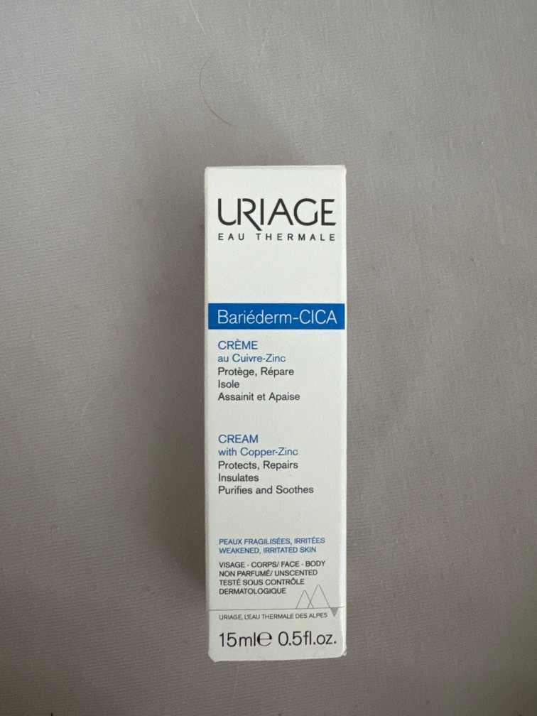 Uriage Eau Thermale Cream with Copper Zinc Repairing Cream 15 mL ...