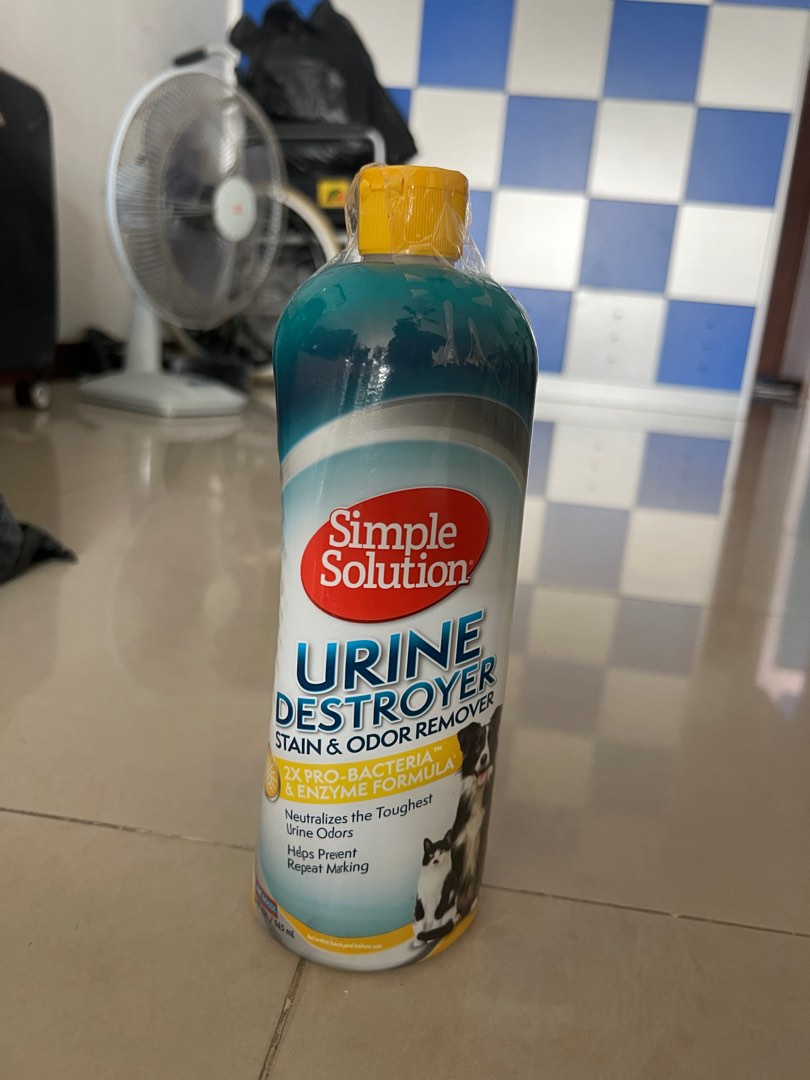 Urine destroyer simple solution, Pet Supplies, Homes & Other Pet Accessories on Carousell