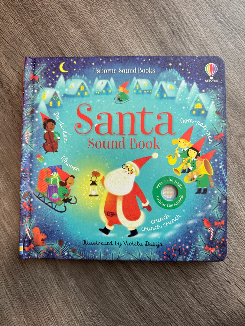 Usborne Santa sound book, Hobbies & Toys, Books & Magazines, Children's ...