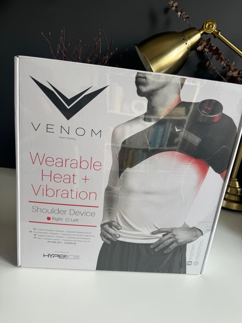 Venom Wearable Heat Vibration Shoulder Device, Health & Nutrition, Massage Devices on Carousell