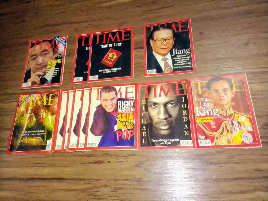 Vintage 1995 - 1999 Time Magazine / Time Magazine / Old magazine ...