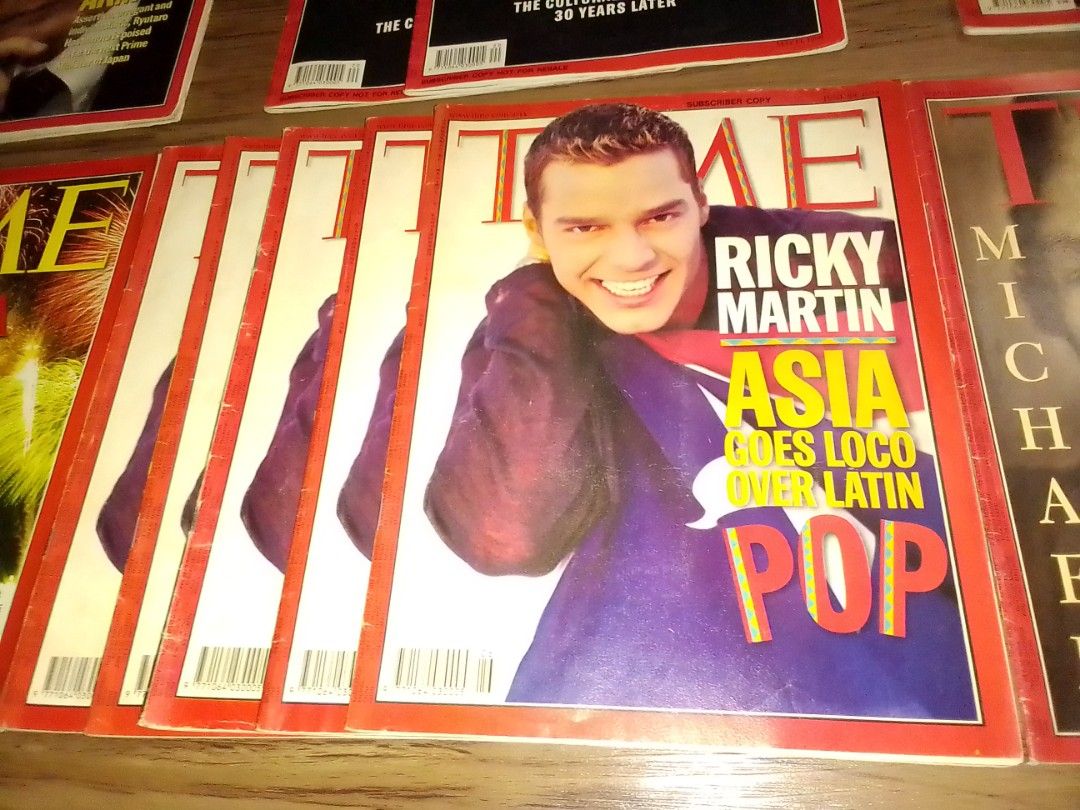 Vintage 1995 - 1999 Time Magazine / Time Magazine / Old magazine ...