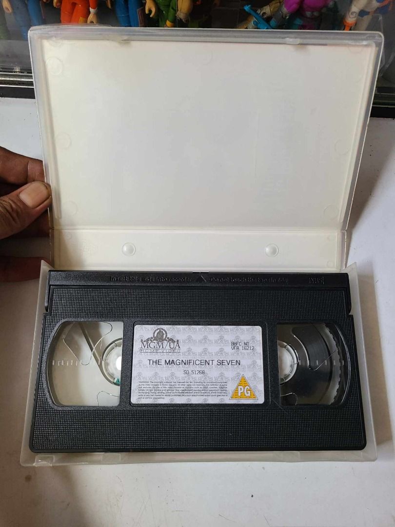 Vintage 1996 The Magnificent Seven 7 VHS Tape Western Steve McQueen ...