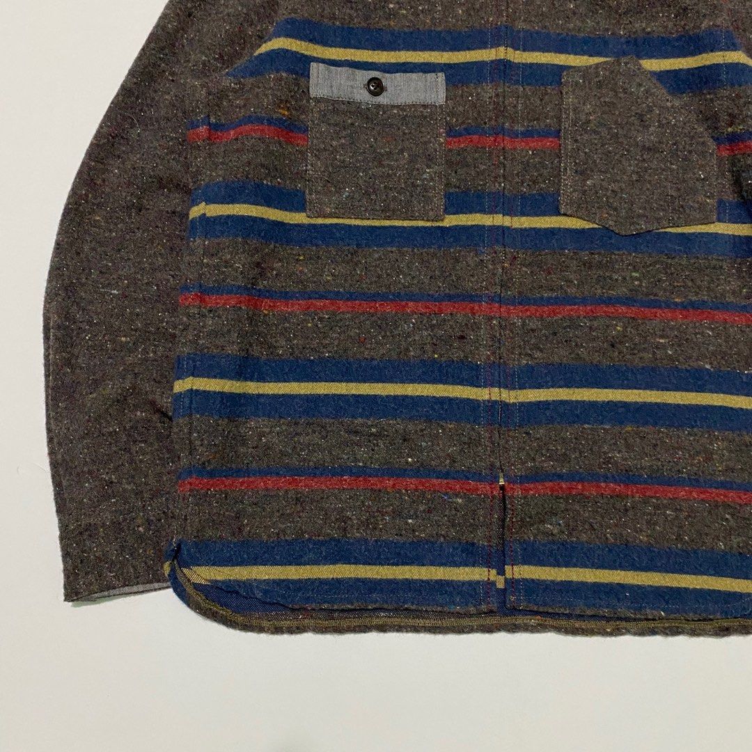 Vintage Chaka Japan Work Wool Liner Jacket, Men's Fashion, Coats ...