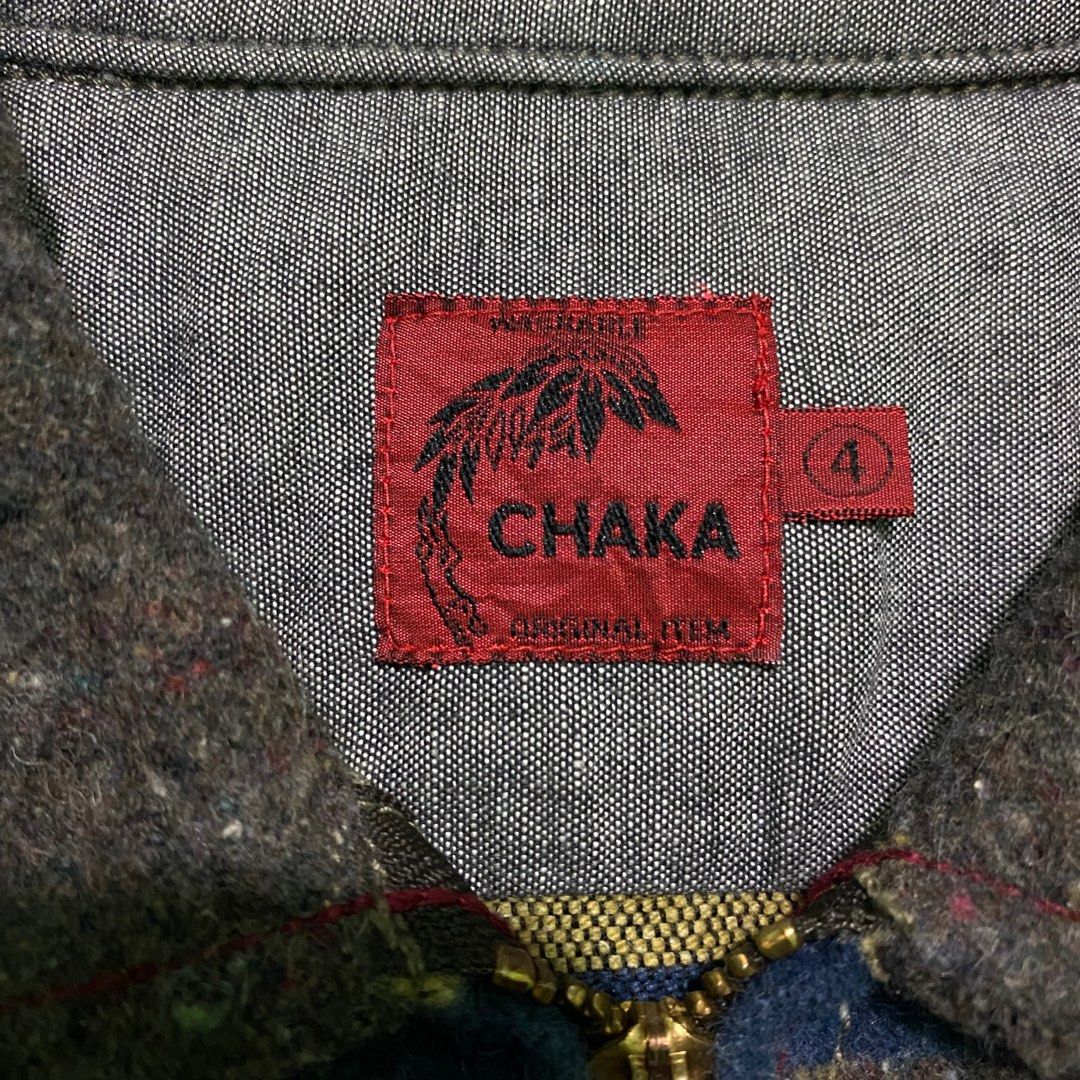 Vintage Chaka Japan Work Wool Liner Jacket, Men's Fashion, Coats ...