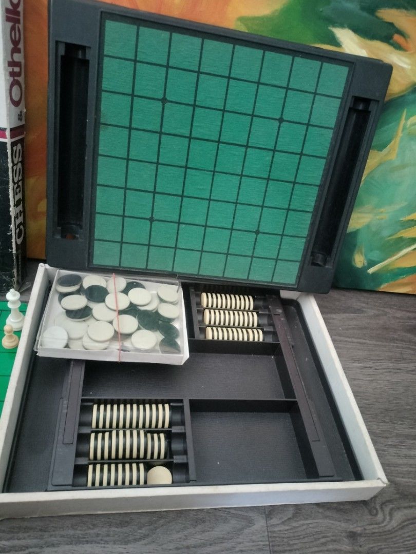 Vintage OTHELLO Magnet Chess Game Made in Japan, Hobbies & Toys, Toys ...