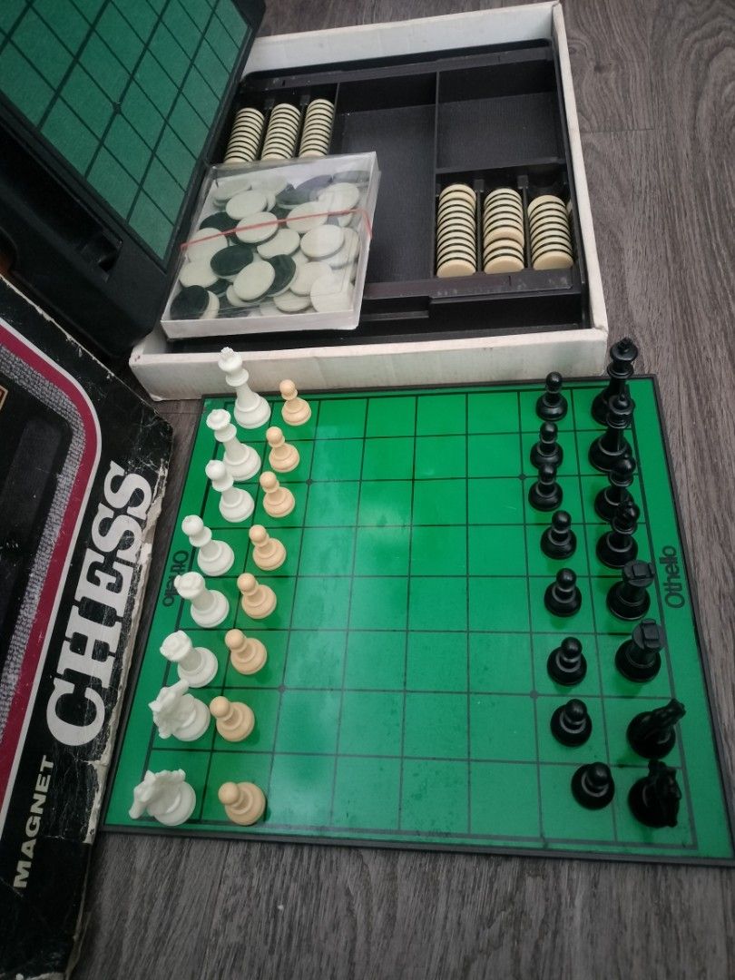 Vintage OTHELLO Magnet Chess Game Made in Japan, Hobbies & Toys, Toys ...