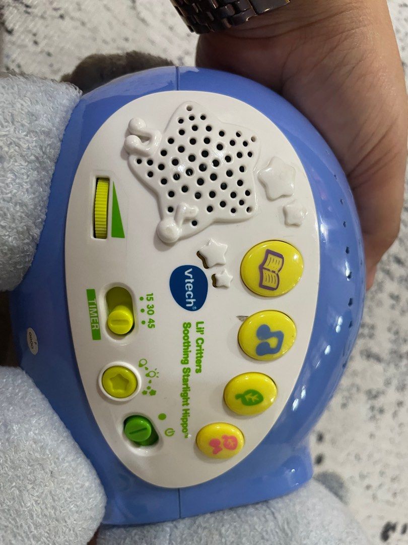 VTech Baby Little Critters Soothing Starlight Hippo Projector, Babies ...