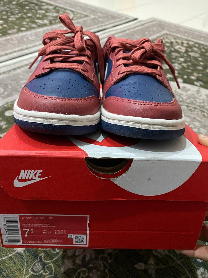 W Dunk Low Canyon Rust/Summit White, Women's Fashion, Footwear ...