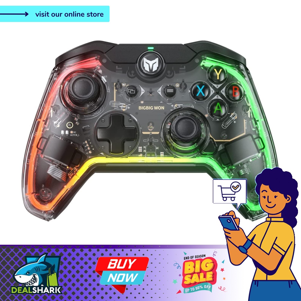 Wired Pc Gaming Controller,BIGBIG WON Nintendo Switch pro Controller ...