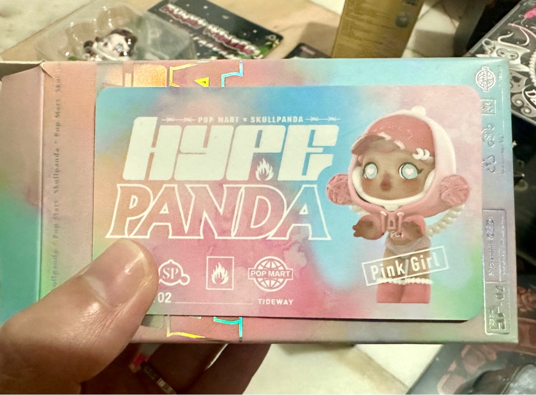 WTS - Popmart Skullpanda Hype Panda - Pink girl, Hobbies & Toys, Toys ...