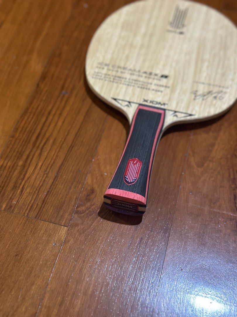 Xiom Ice Cream AZXi Jung Youngsik Table Tennis Blade, Sports Equipment, Sports & Games, Racket ...