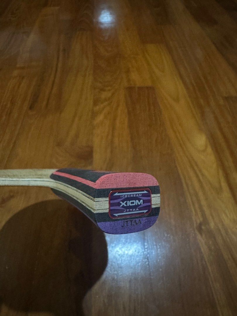 Xiom Ice Cream AZXi Jung Youngsik Table Tennis Blade, Sports Equipment, Sports & Games, Racket ...