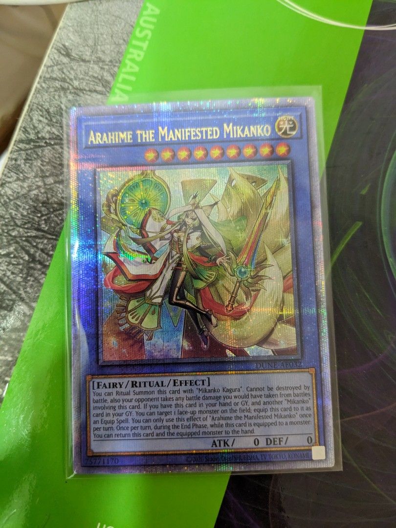 Yugioh QCSE Arahime the Manifested Mikanko Asian English, Hobbies ...