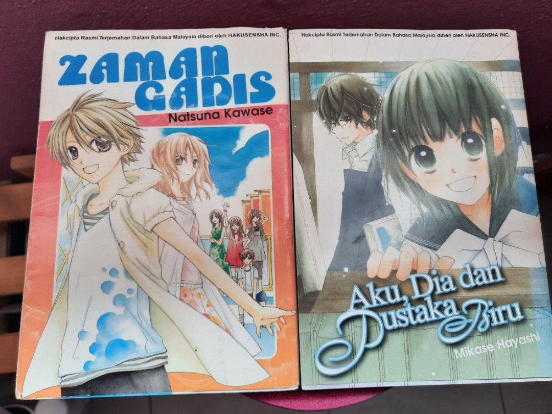 Zaman Gadis | Aku, Dia dan Pustaka Biru [Komik Remaja Bahasa Melayu ...