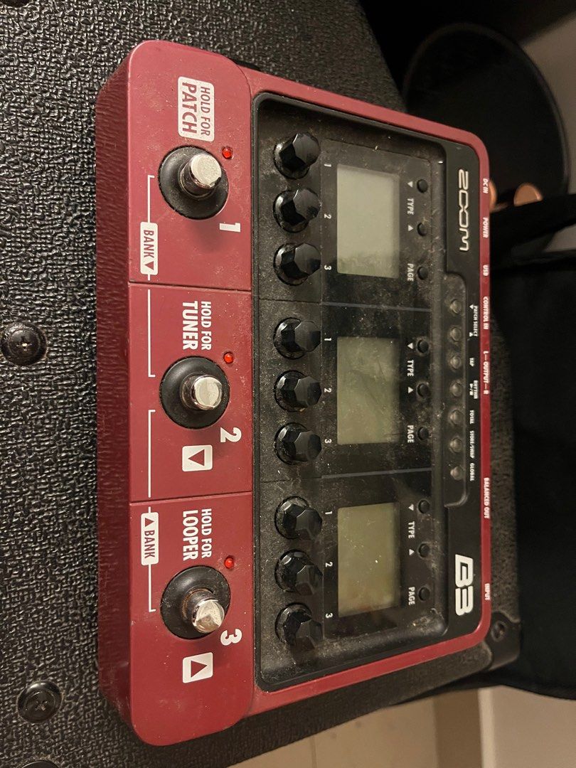 Zoom B3 bass pedal, Hobbies & Toys, Music & Media, Musical Instruments ...