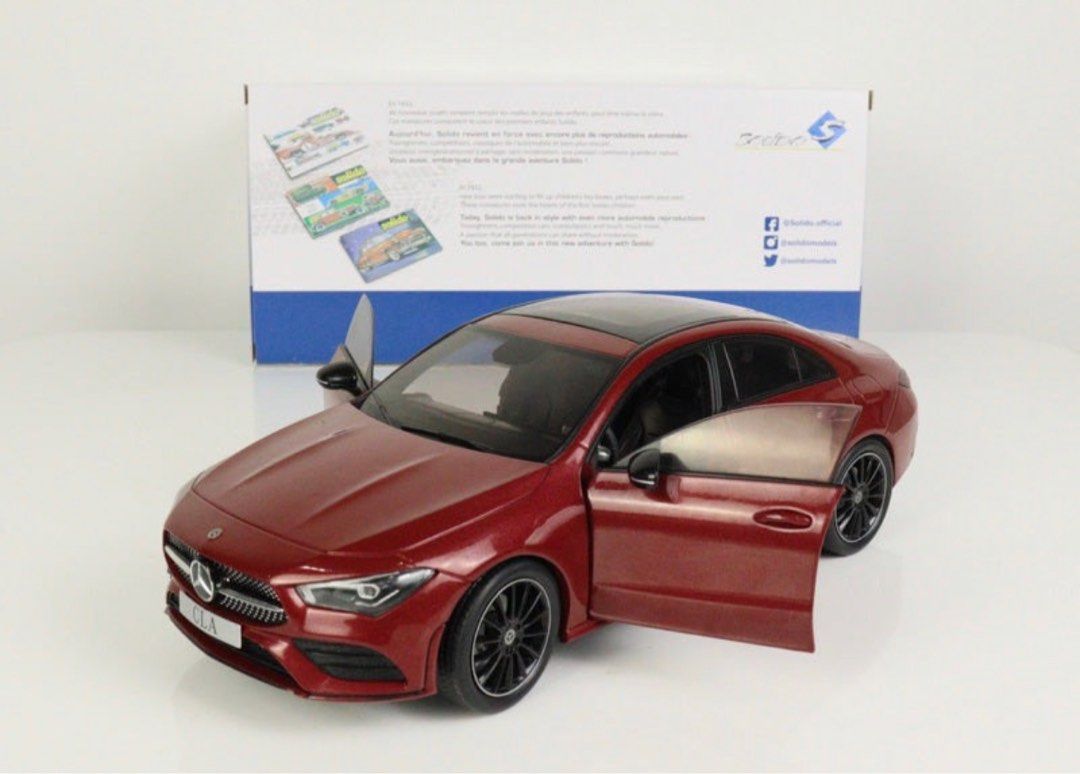 SOLIDO 1:18 Mercedes Benz CLA C118 Coupe AMG Line x MINI GT x ...
