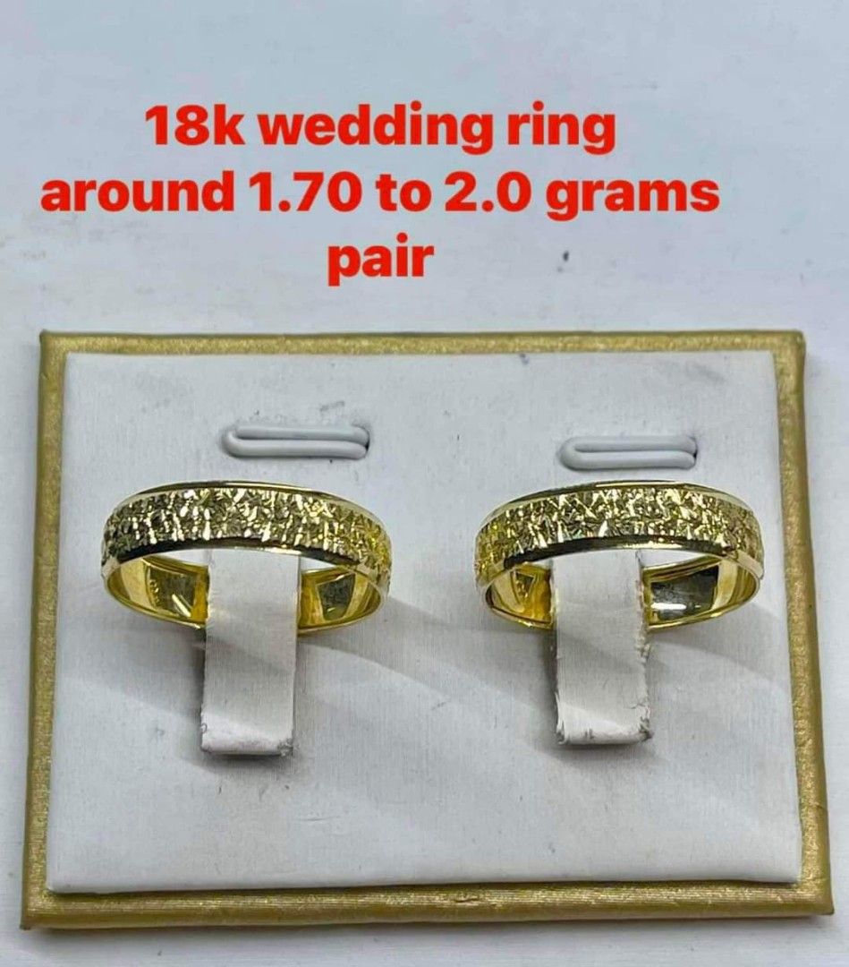 18K Saudi Gold wedding ring, Women's Fashion, Jewelry & Organizers ...